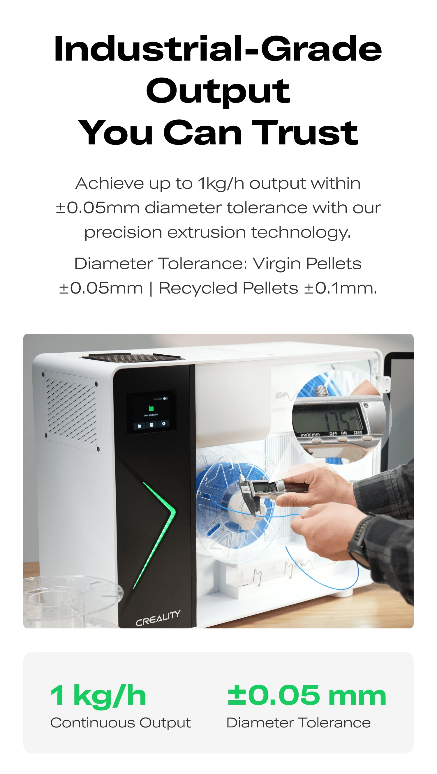 Creality Filament Maker M1 & Shredder R1 – Creality Filastudio